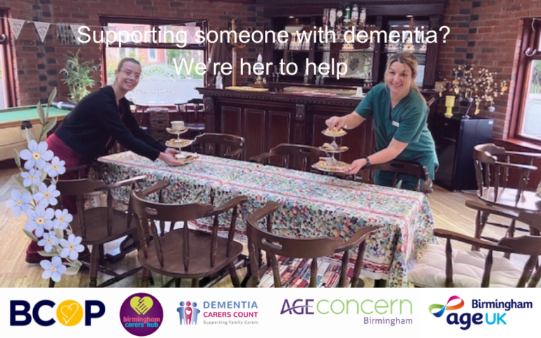 Dementia cafe at Neville Williams House - BCOP Birmingham